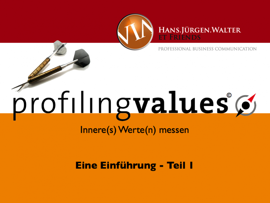 Ein Video zum dem Werte-Instrument profilingvalues – VIA Hans-Jürgen Walter
